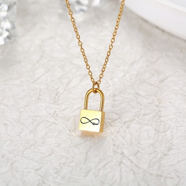 Lock Necklace - Etsy
