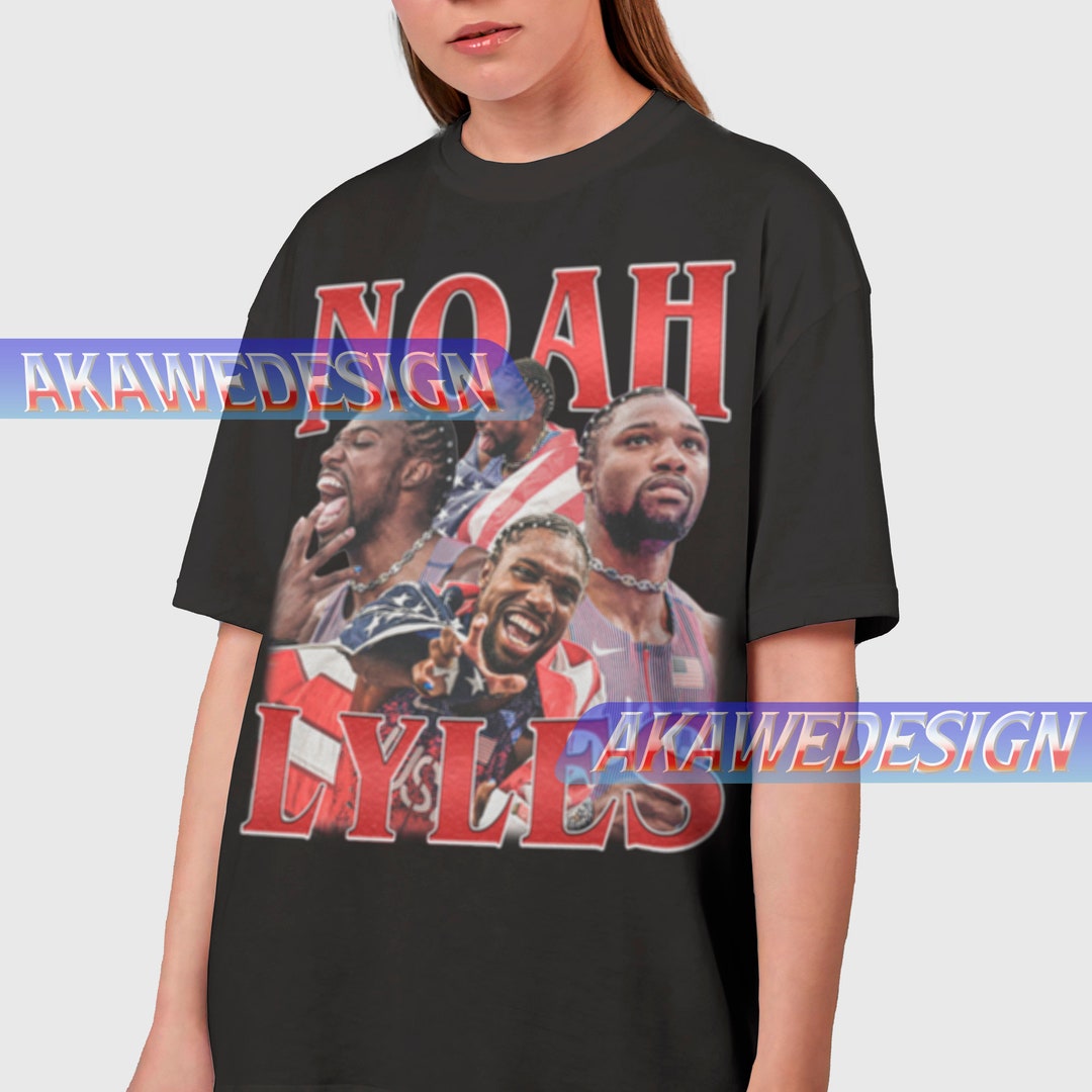 Noah Lyles Shirt Style Fans Gift Graphic Shirt Oversize Shirt ...