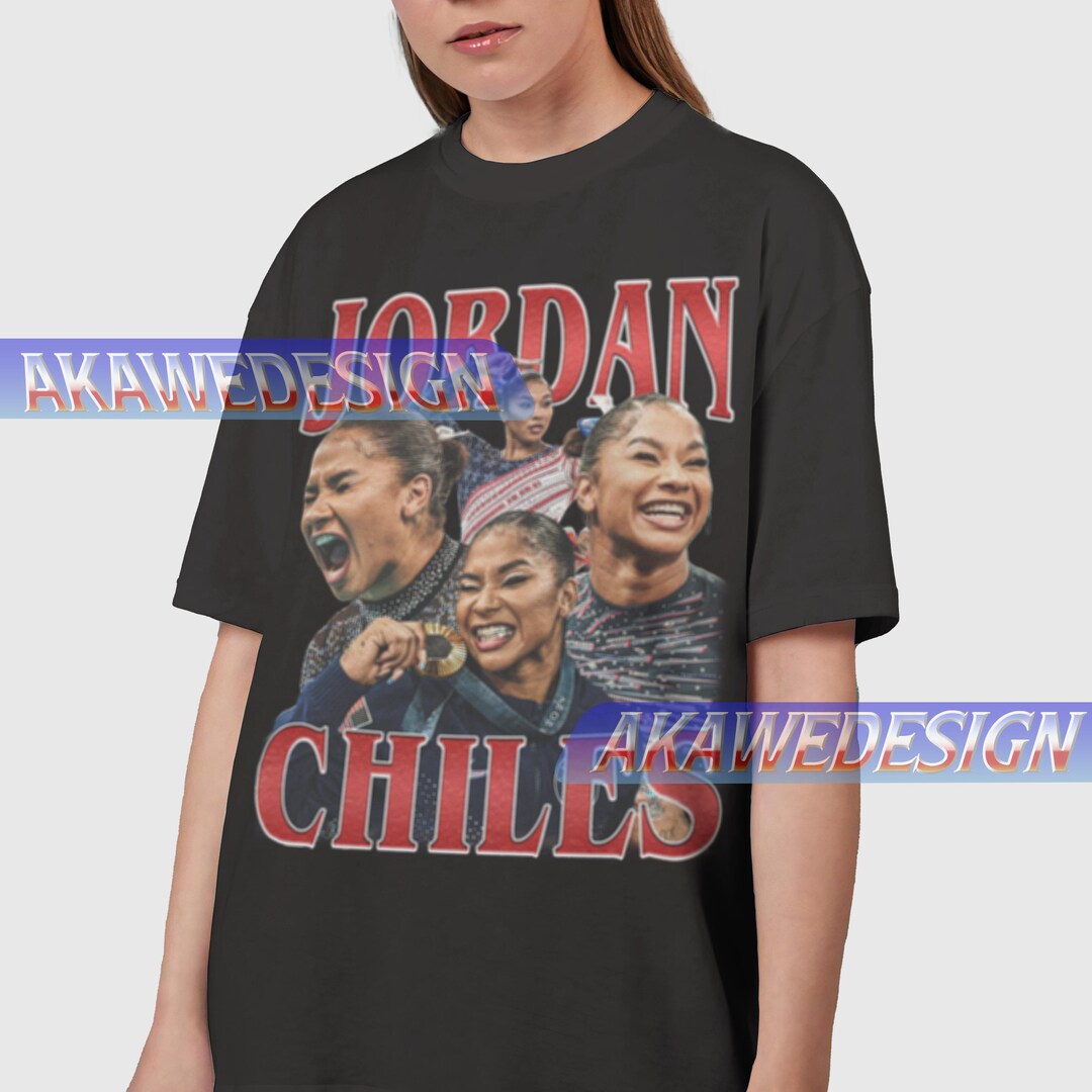 Jordan Chiles camisa estilo fanáticos regalo camisa gráfica camisa de ...