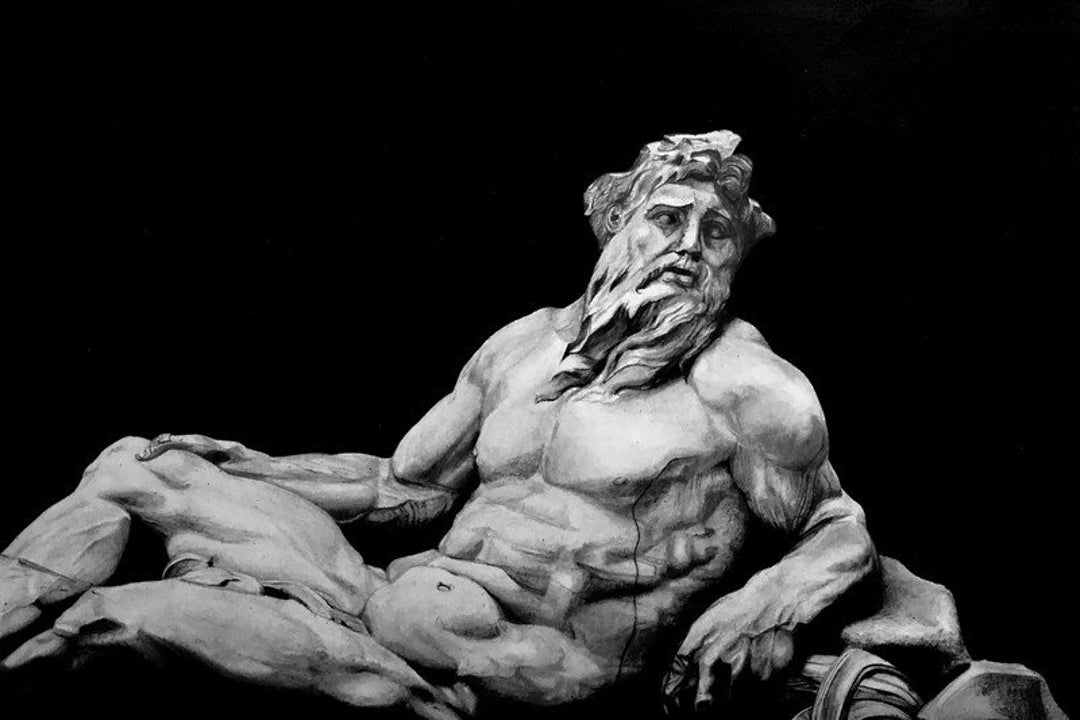 Custom Pencil Sketch Greek Sculpture Graphite Sketch - Etsy