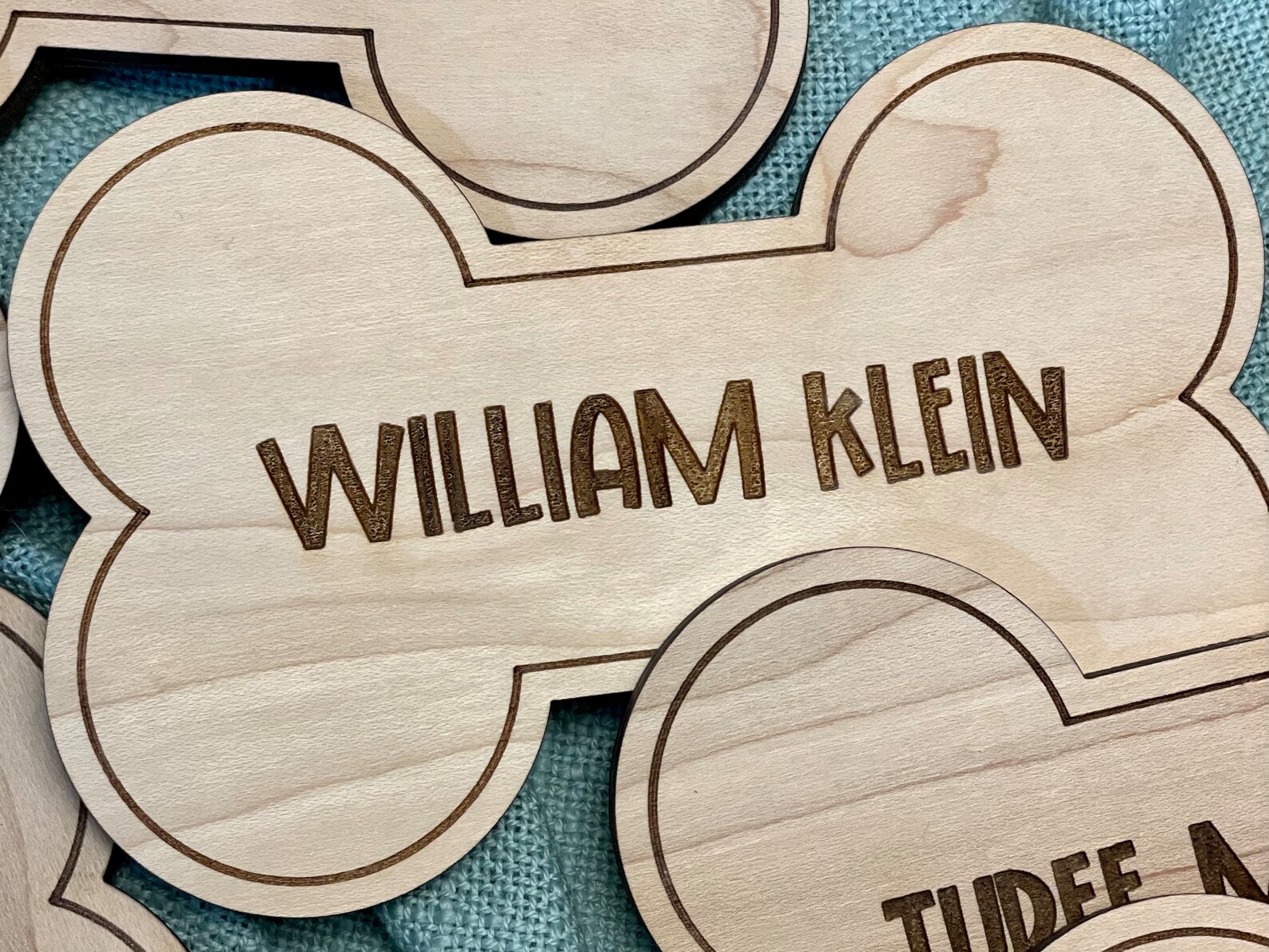 Personalized Dog Bone Baby Milestone Photo Props and Decor for Puppy ...