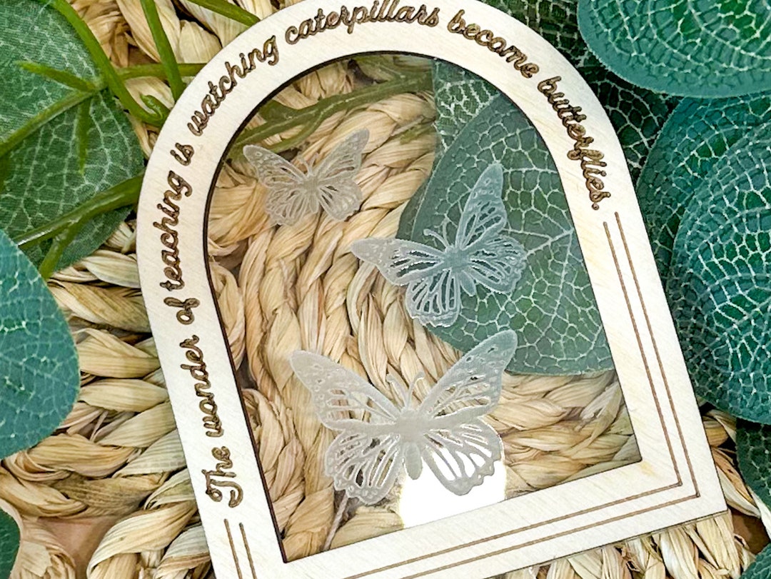 Butterfly Teacher Appreciation Plant Stake - Etsy