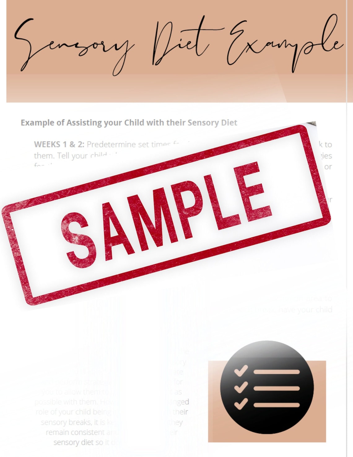 Sensory Diet 101, Occupational Therapy Resource, Autism Sensory ...