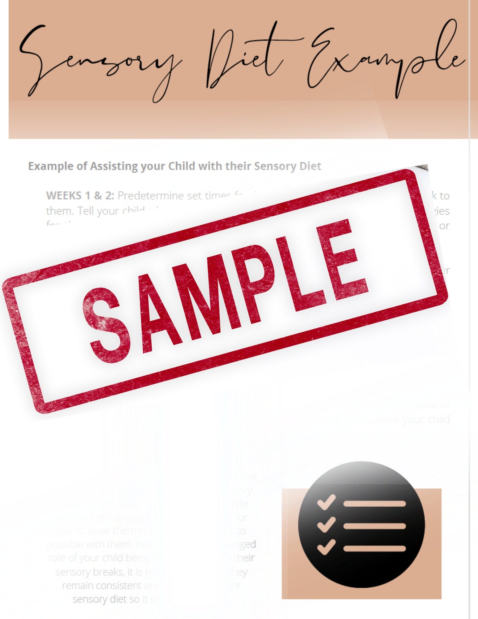 Sensory Diet 101, Occupational Therapy Resource, Autism Sensory ...