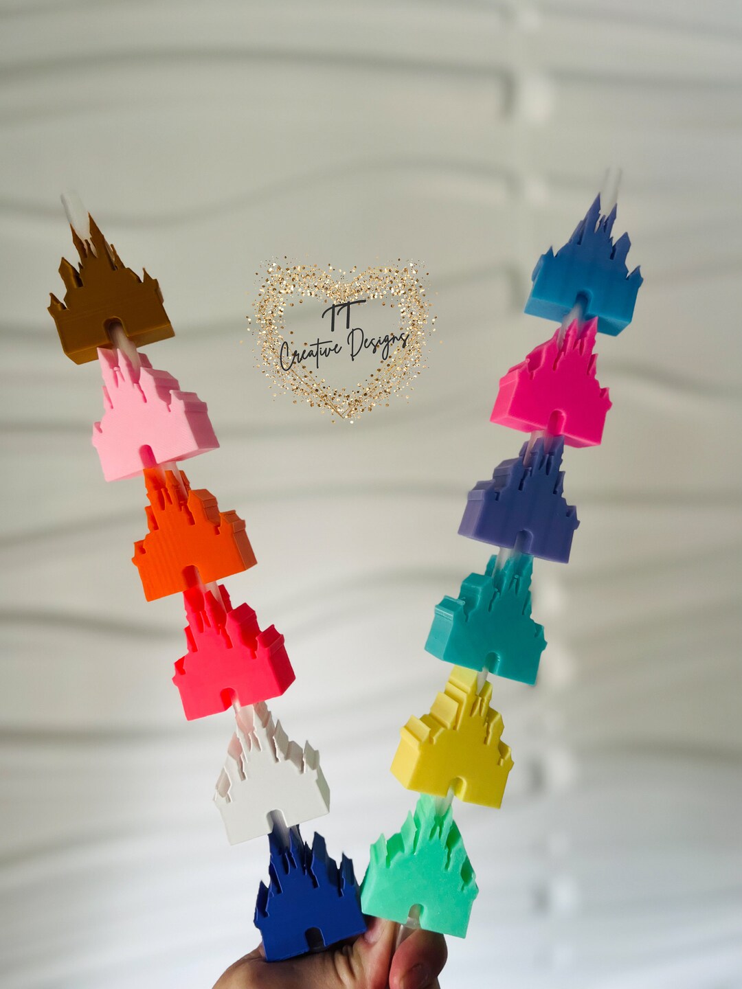 Cinderella Magical Castle Straw Topper: Fits Stanley Cups. - Etsy