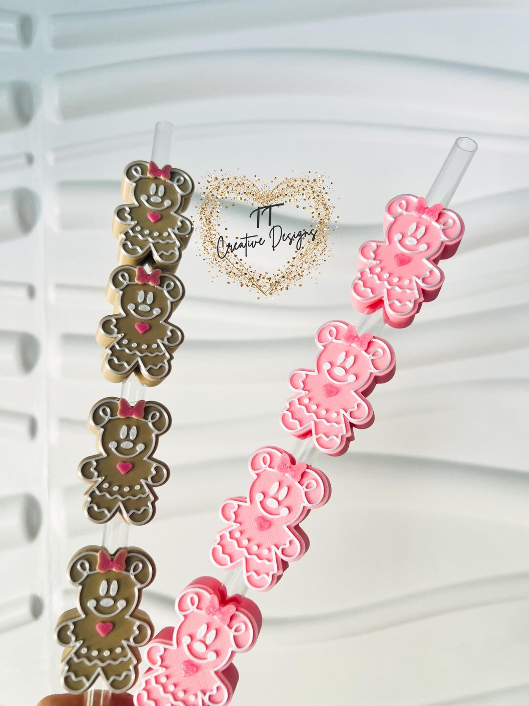 Mouse Gingerbread Straw Toppers. for the Stanely Cups. - Etsy