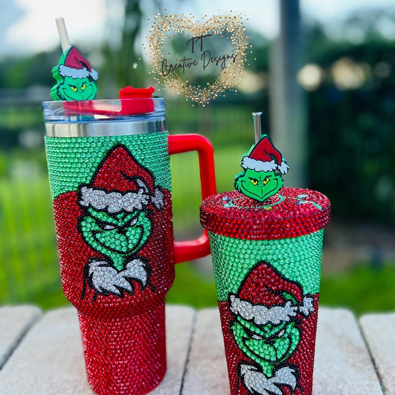 Grinch Stanley Cups - Etsy