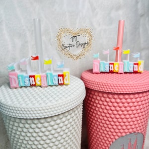 Disneyland Straw Toppers. for Stanley Cups. - Etsy