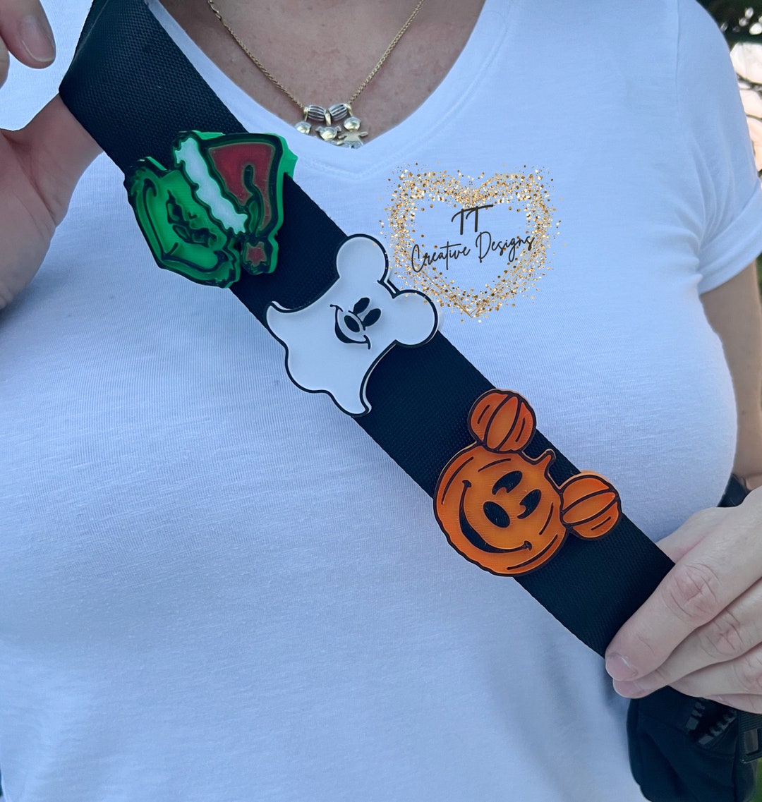 The Mouse Ghost, the Pumpkin Mouse and the Grinch Bag and Belt Charm ...
