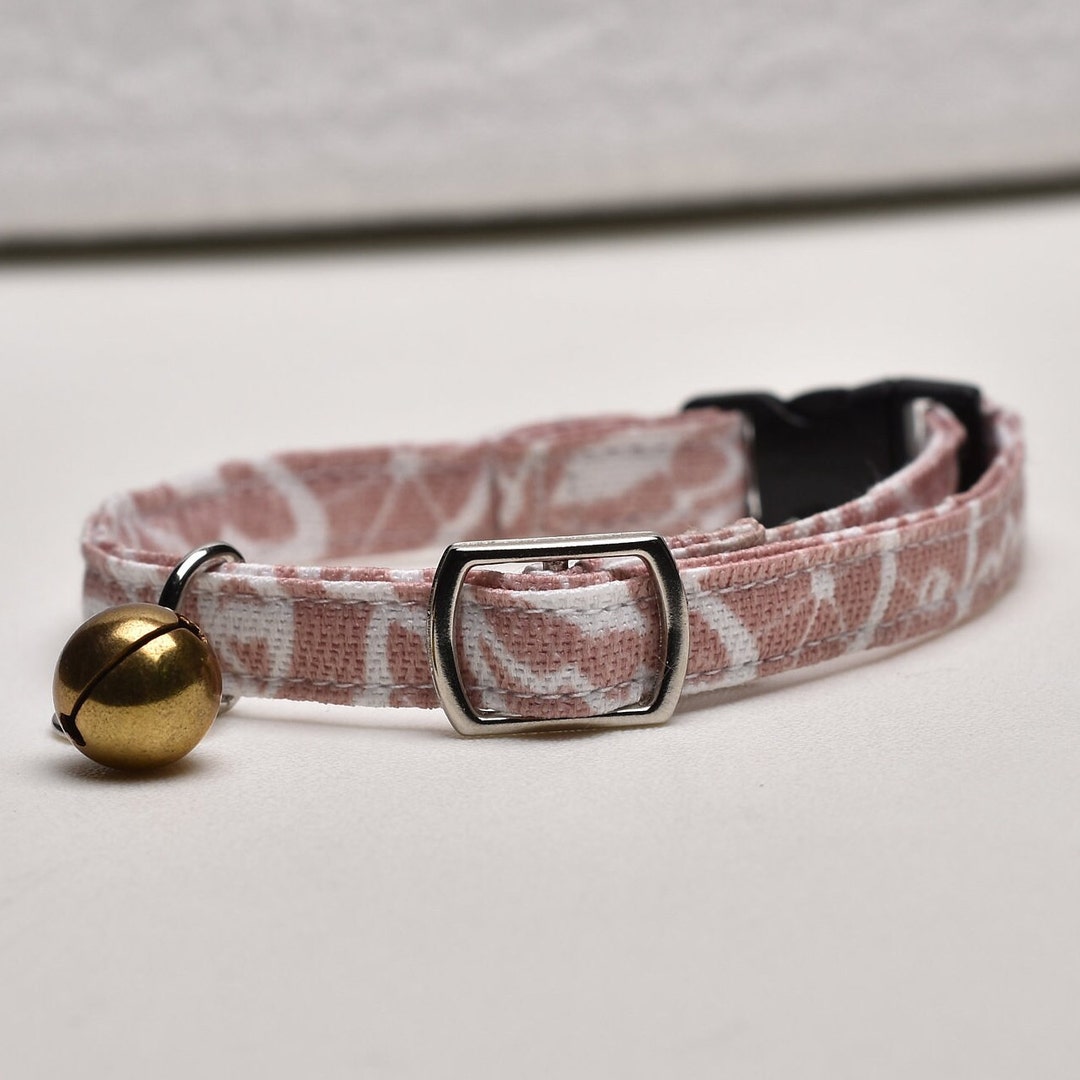 Pink, Cat Collar With Bell, Light Pink, Cat and Kitten Sizes, Pet ...