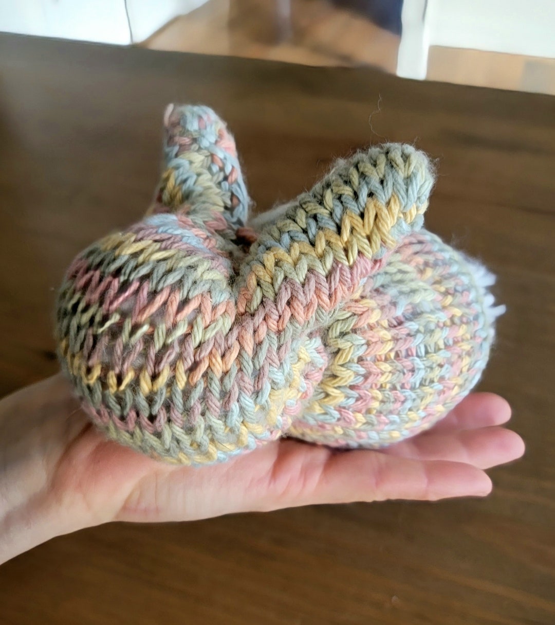 Handmade Knitted Stuffed Bunny Rabbit - Etsy