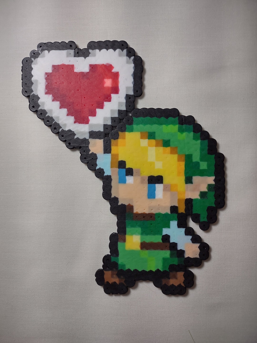 Legend of Zelda Link and Heart - Etsy
