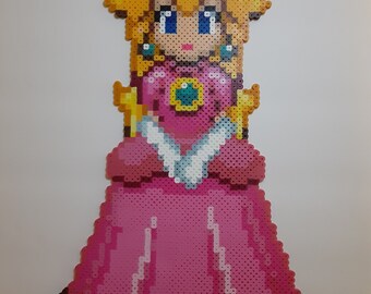 Mario Luigi Princess Peach Perler Art Nintendo | Etsy