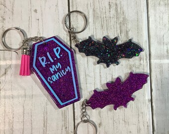 Funny Halloween Keychain - Etsy