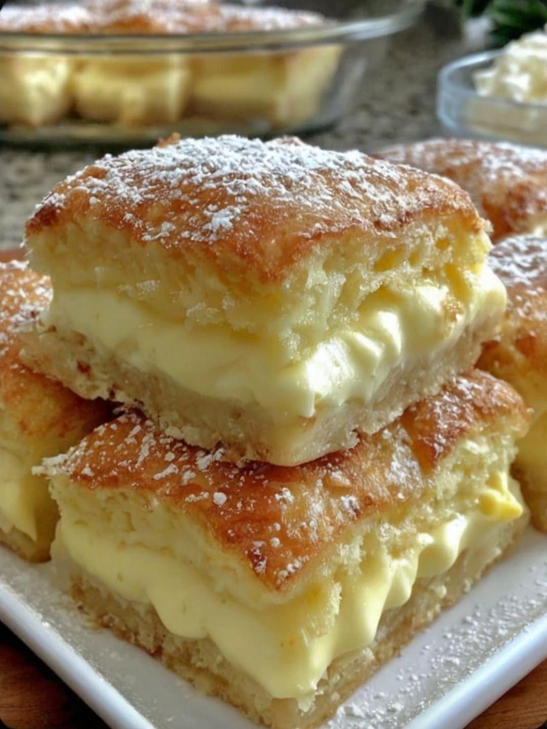 BEST RECIPE for Vanilla Custard Cream Squares Download. - Etsy