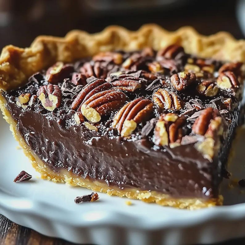 BEST RECIPE for Texas Chocolate Pecan Pie Download. - Etsy