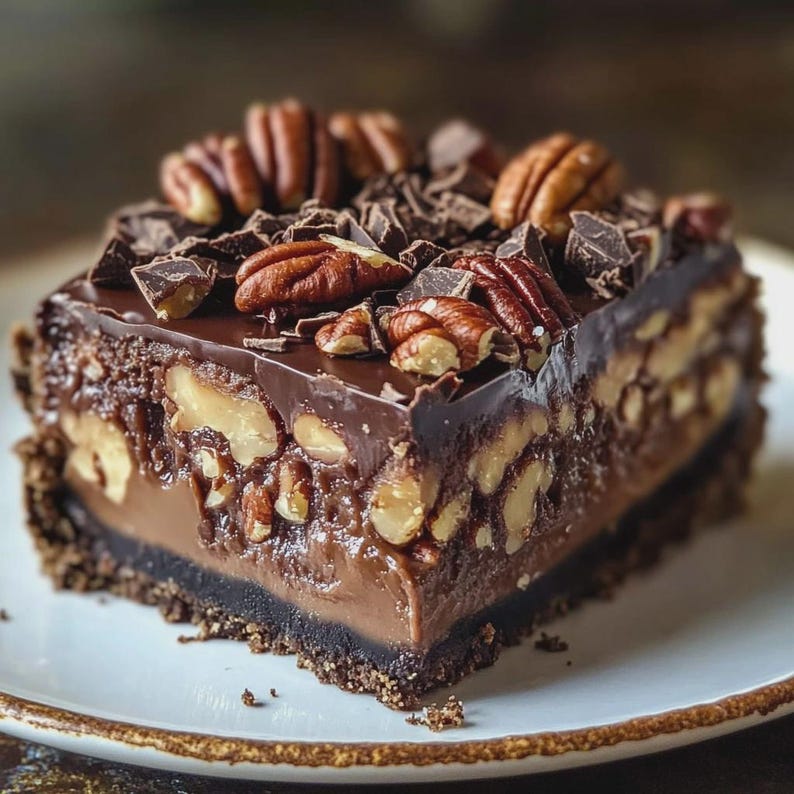 BEST RECIPE for Texas Chocolate Pecan Pie Download. - Etsy