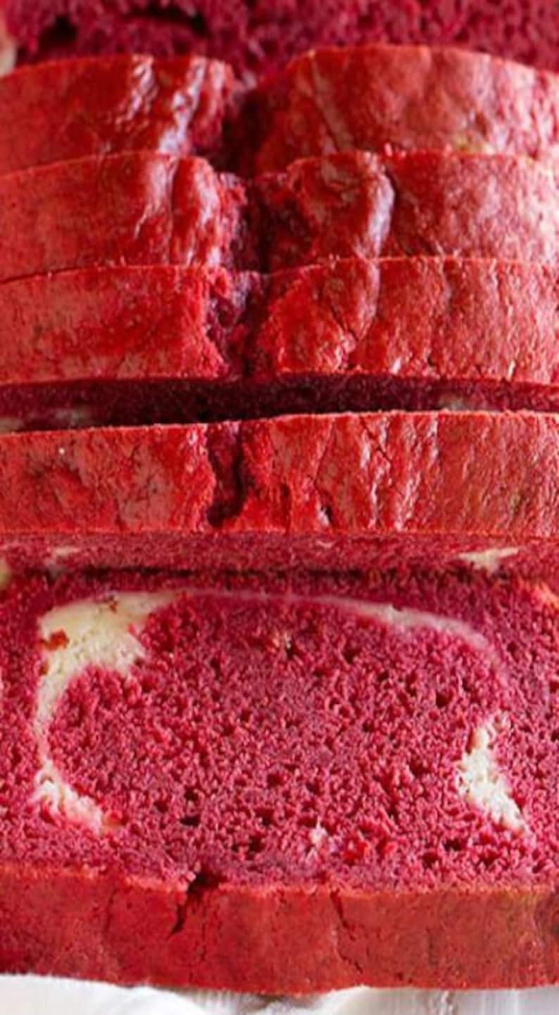 BEST RECIPE for Red Velvet Quick Bread With Cream Cheese Filling ...