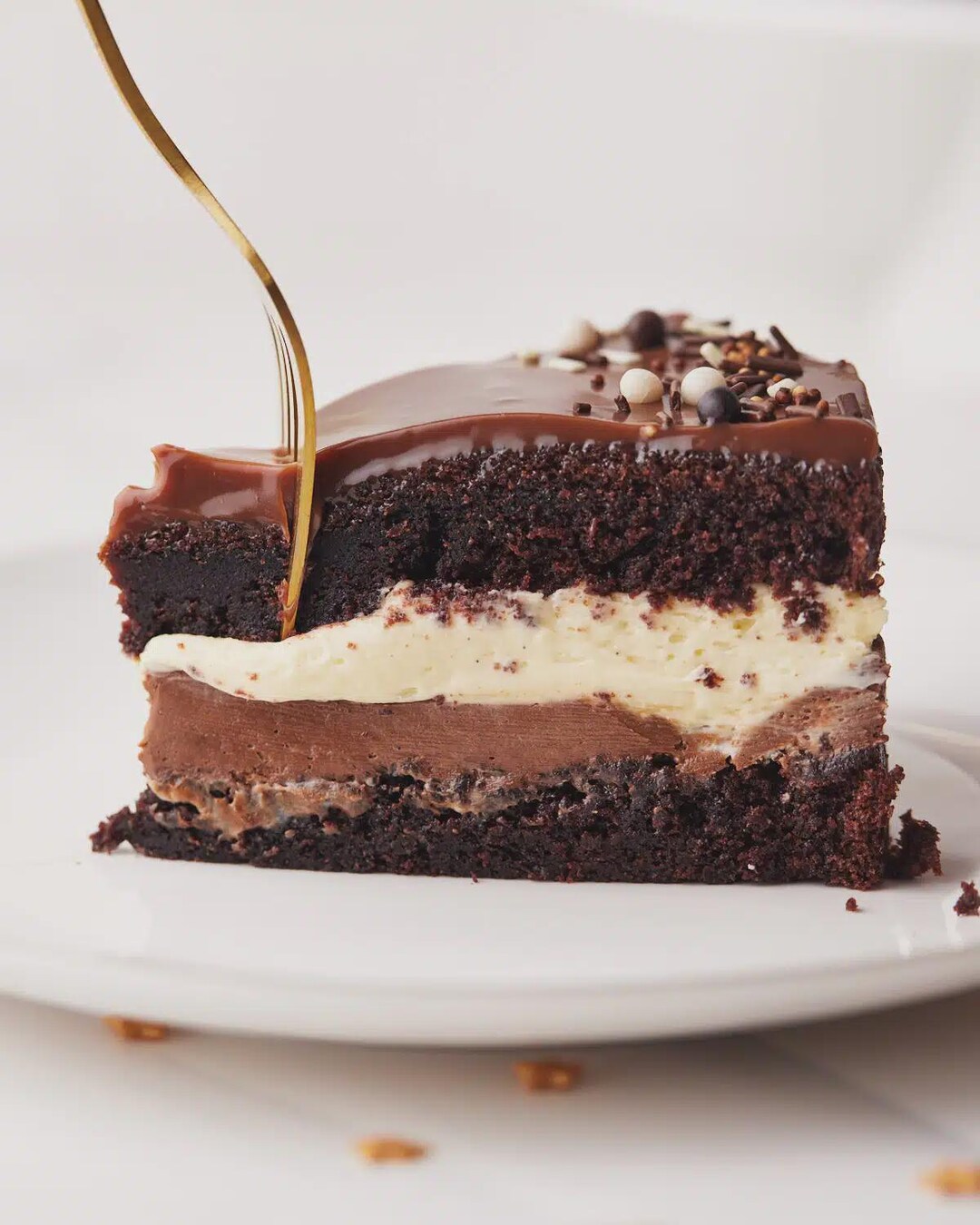 BEST RECIPE for Tuxedo Cake - Triple Chocolate Mousse Cake Download. - Etsy