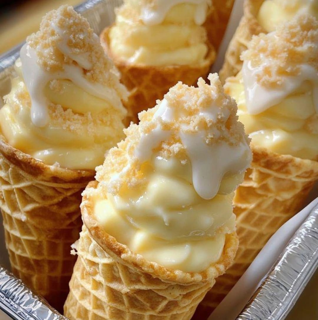 BEST RECIPE for Banana Pudding Cheesecake cones Download. - Etsy