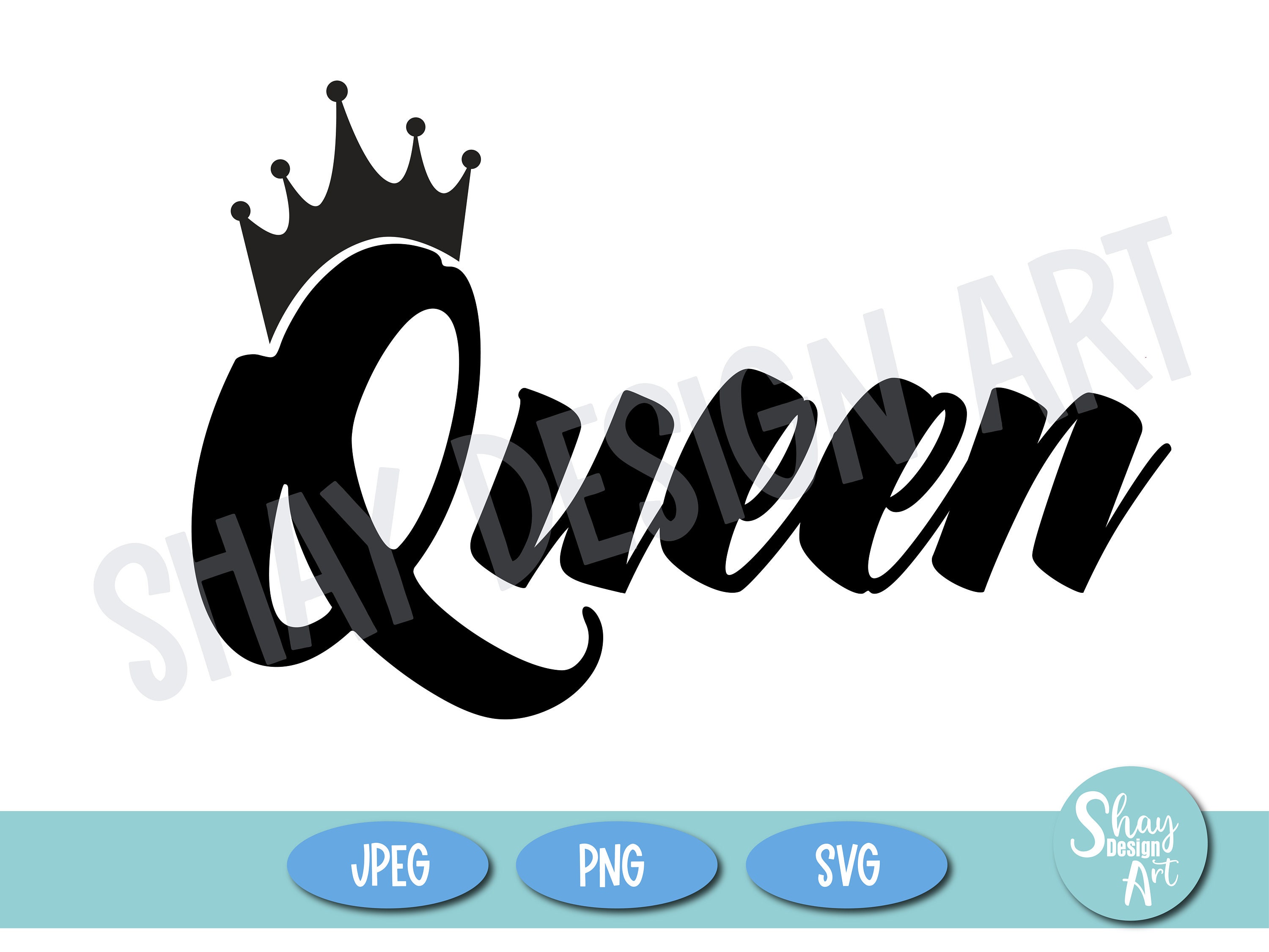 Queen Crown Svg, Queen Svg File, Queen Cut File - Etsy