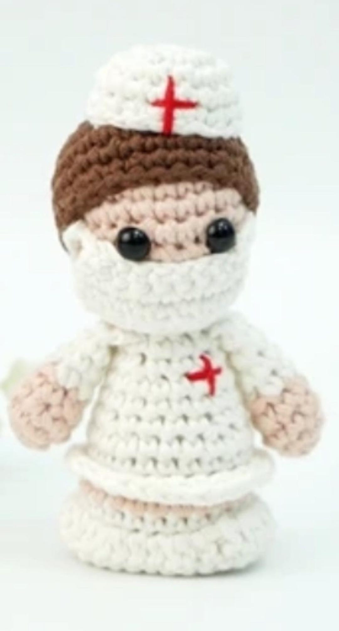 Handmade Crochet Doll Crochet Doctor Crochet Nurse Crochet Medical ...