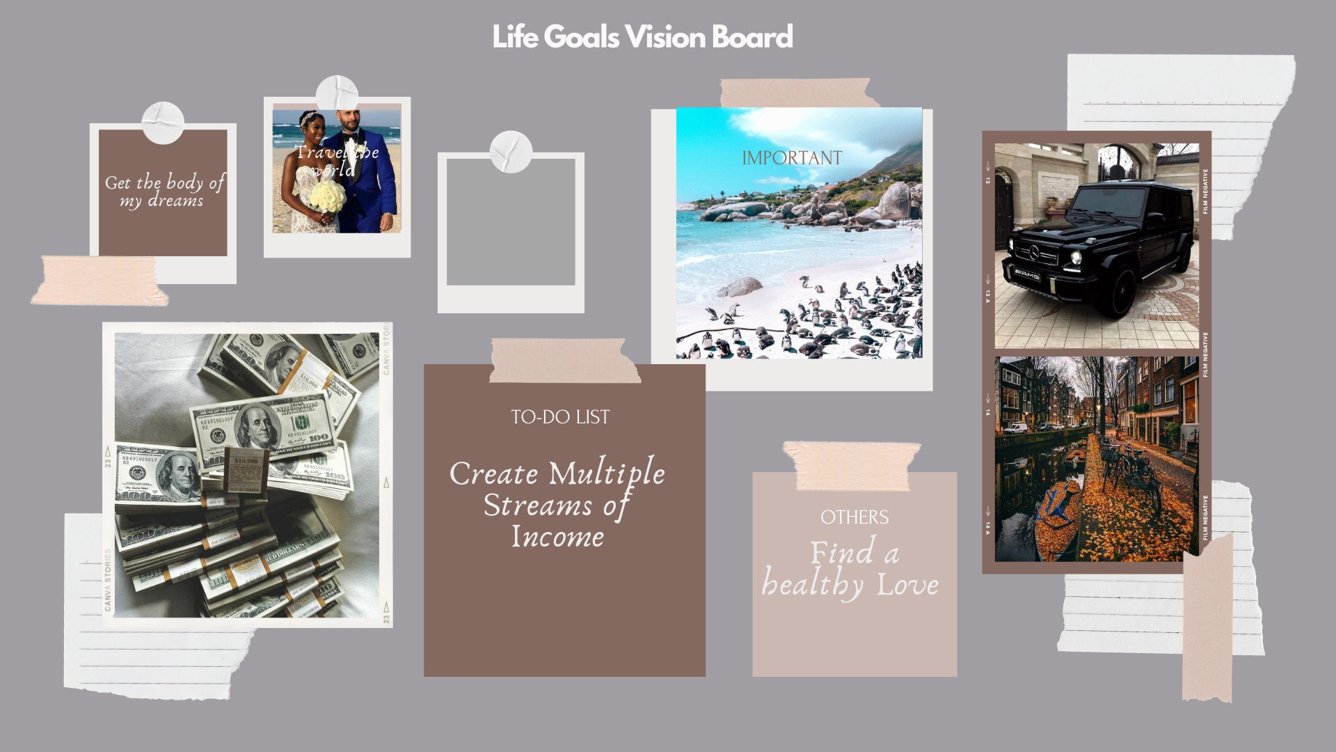 Digital Vision Board Template - Etsy