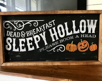 Sleepy Hollow Signs | Etsy