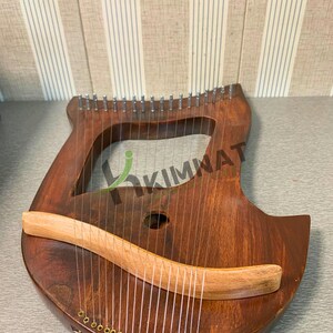 Scottish 18 Strings Beautiful Handmade Lyre Harp With Free Soft Case ...