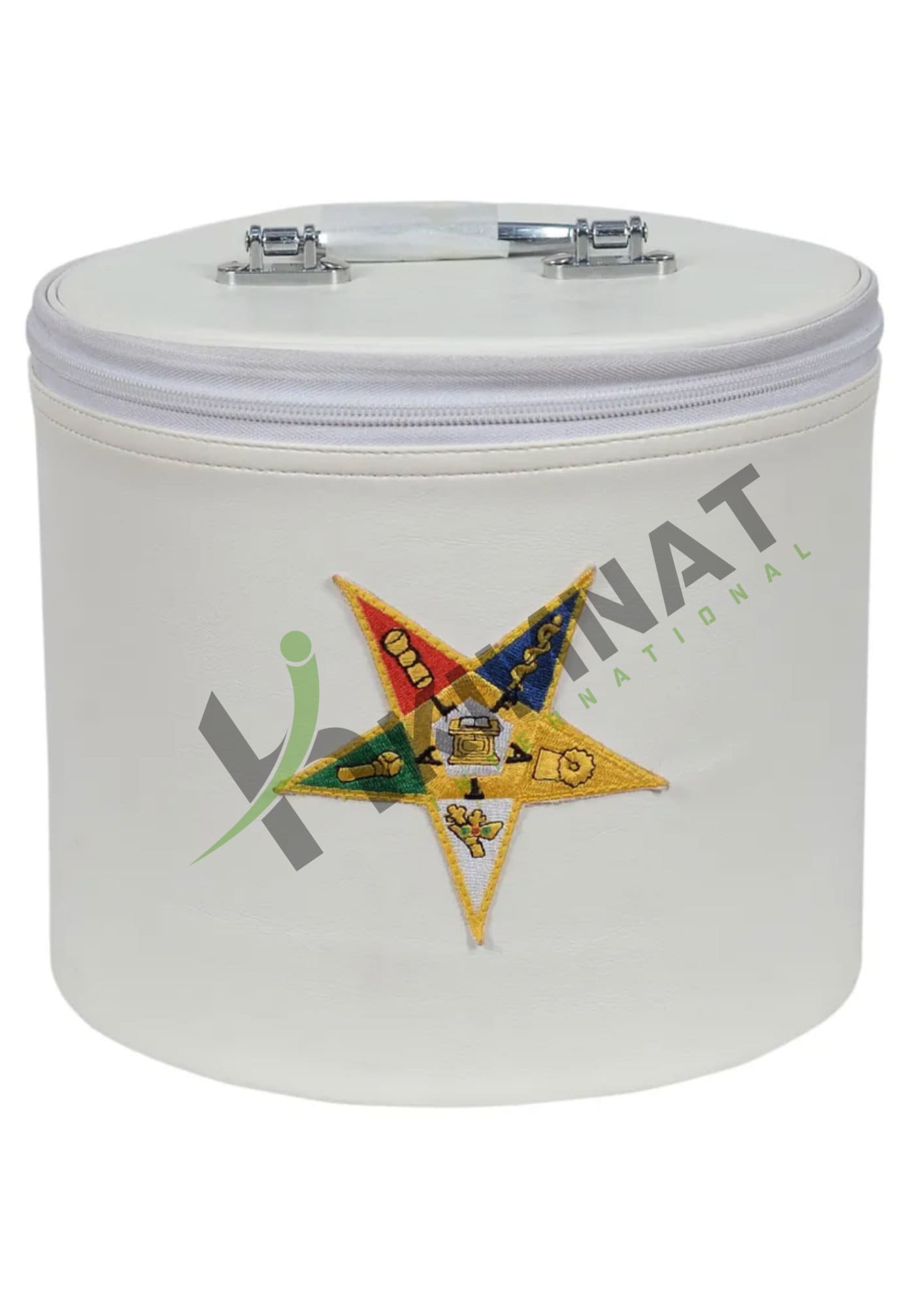 Masonic Order of Eastern Star OES WHITE Faux Leather FEZ Cap - Etsy