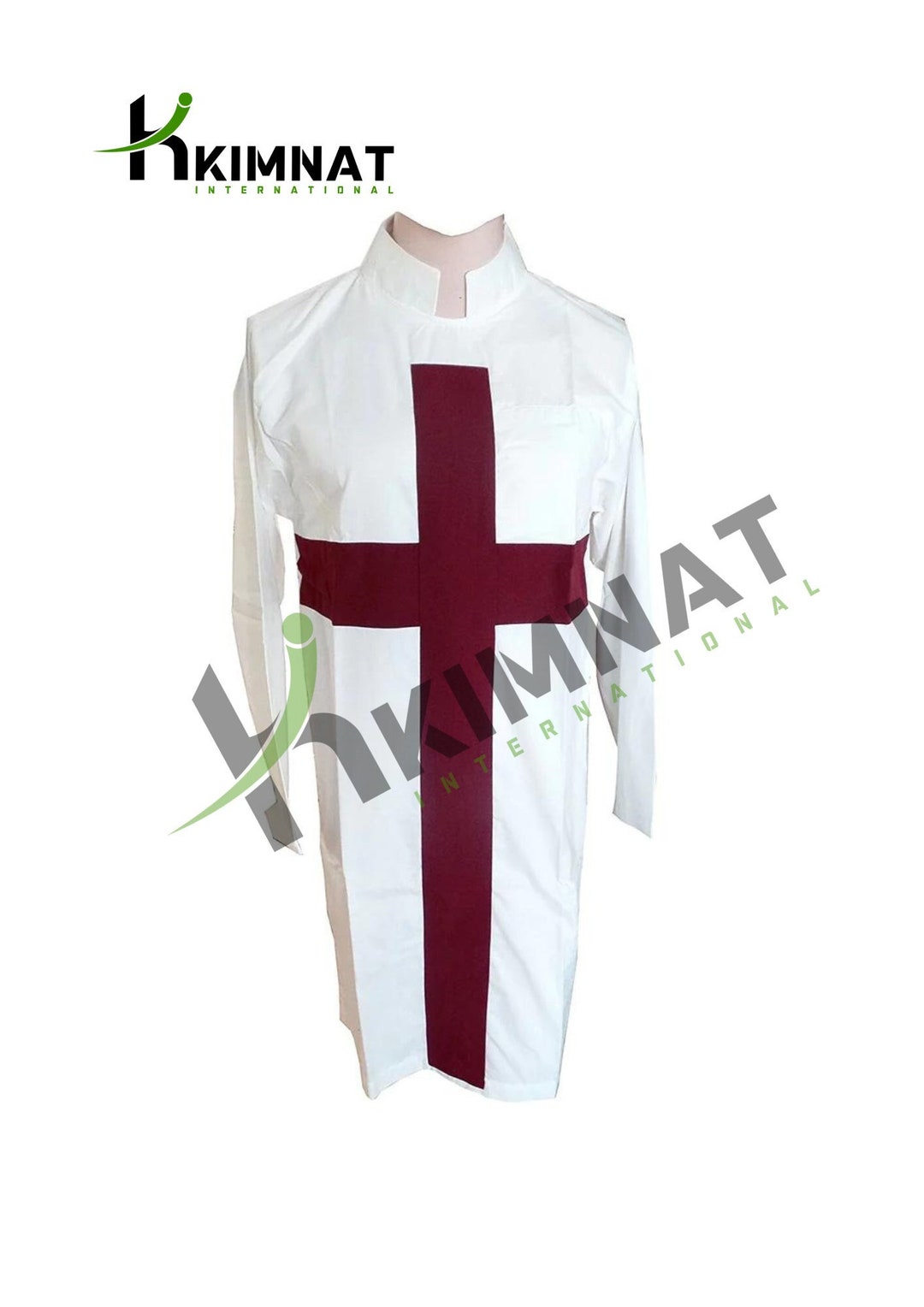 Masonic Knight Templar White Tunic With Red Cross - Etsy