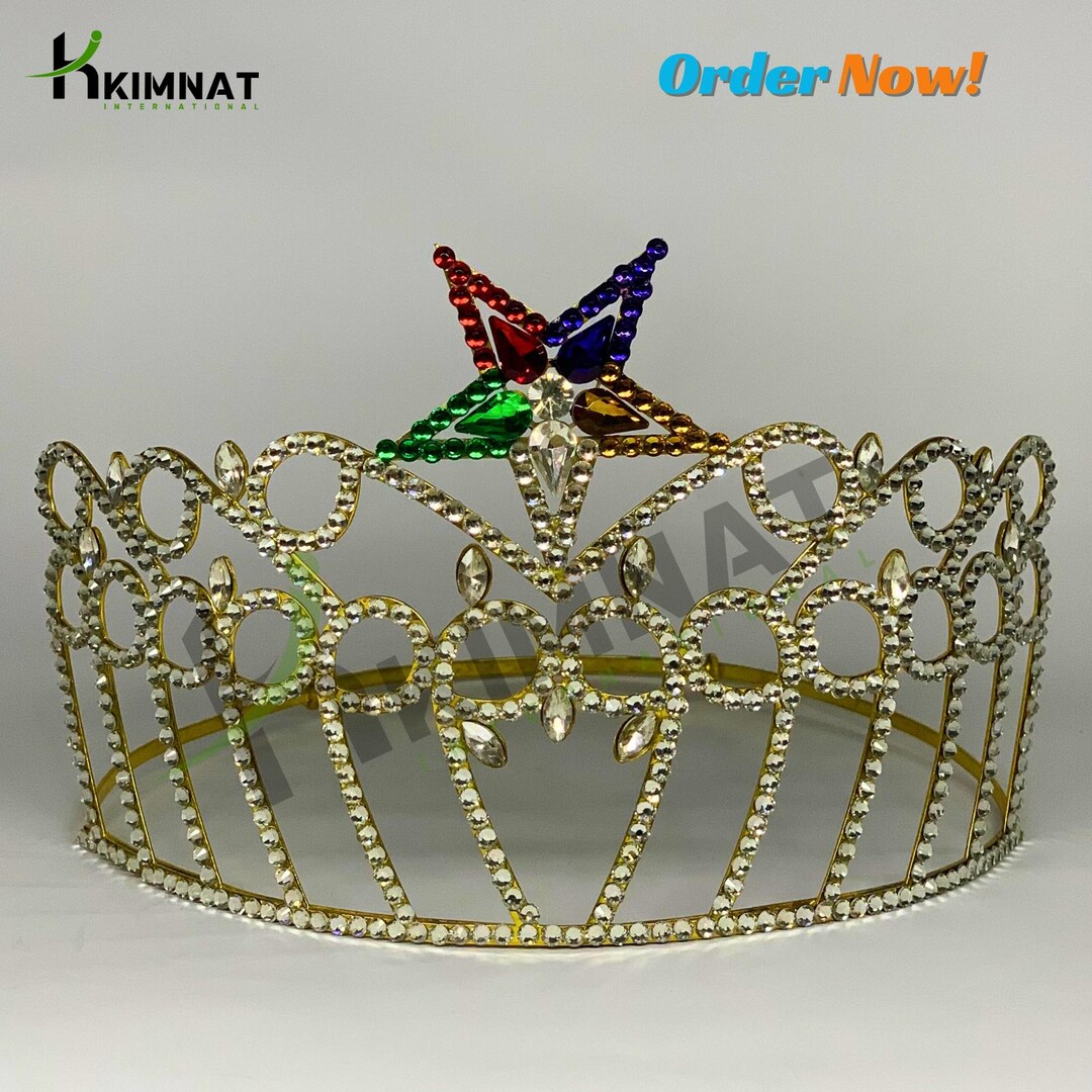Masonic OES Associate Matron Crown Order of Eastern Star Adjustable ...