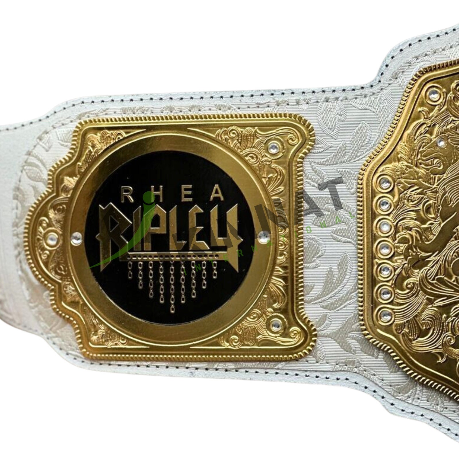 Women's Championship WWE Replica Belt With RHEA RIPLEY Side Plates ...