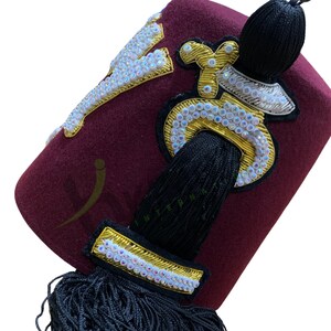 Custom Masonic Shriner Fez Hat - Personalized for Your Lodge Name ...