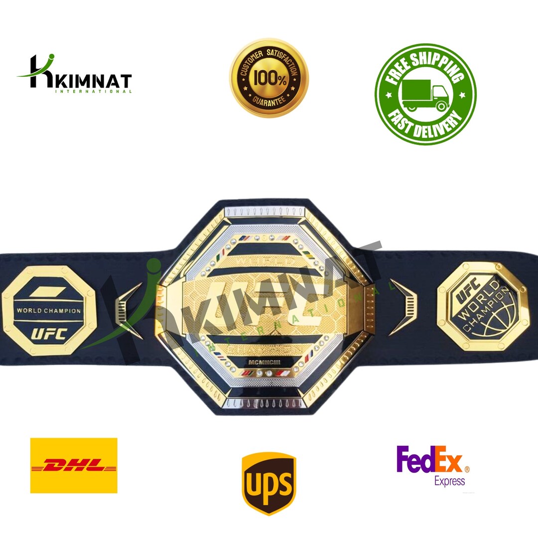 UFC Legacy Championship Title Belt Gold Adult Size WWE Championship ...
