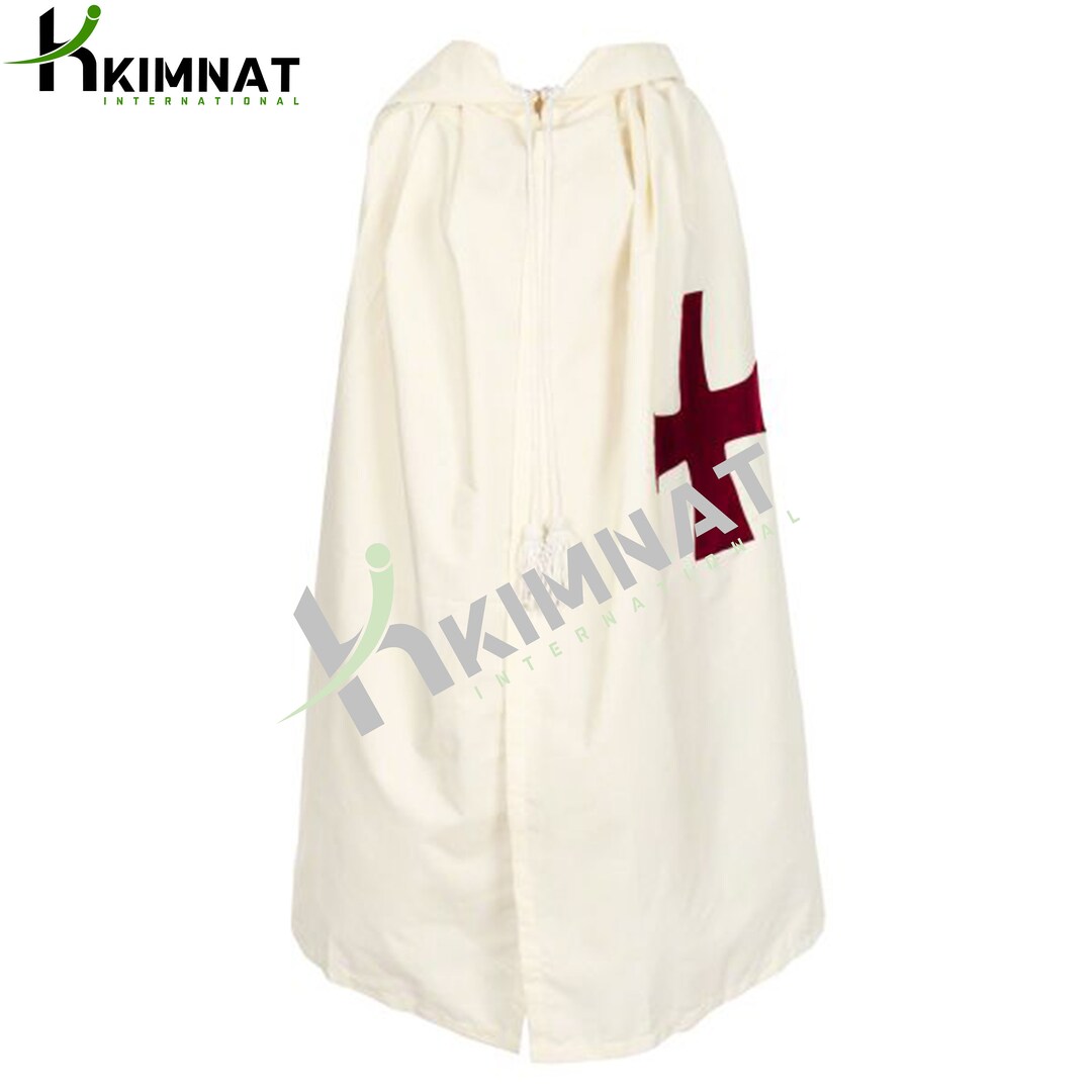 Masonic Knights Templar Preceptors Mantle Cream Color With RED Cross ...
