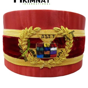 Masonic Royal Arch Past Grand High Priest Bullion Red Crown - Etsy