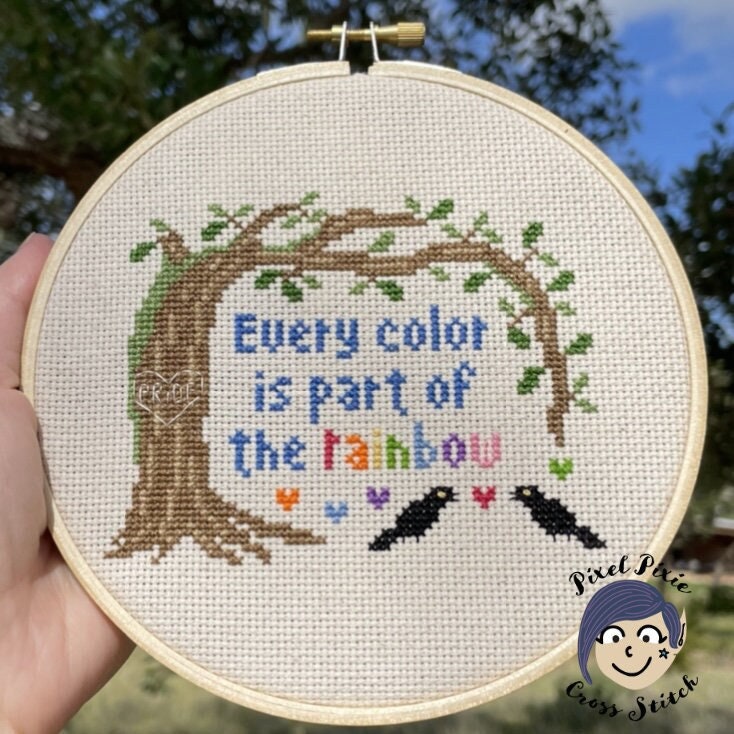 Pride Cross Stitch Pattern Queer Cross Stitch Pattern - Etsy