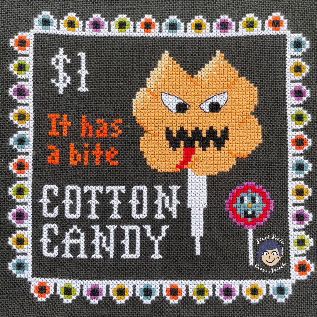 Goth Cross Stitch Pattern, Gothic Cross Stitch Pattern, Halloween Cross ...