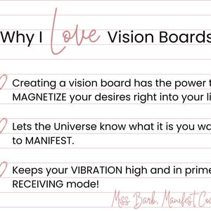 Vision Board Words, Phrases and Affirmations Printable, 30 Printable ...