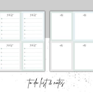 Printable to Do List Bundle With Weekly Planner, Daily Planner, Chores ...