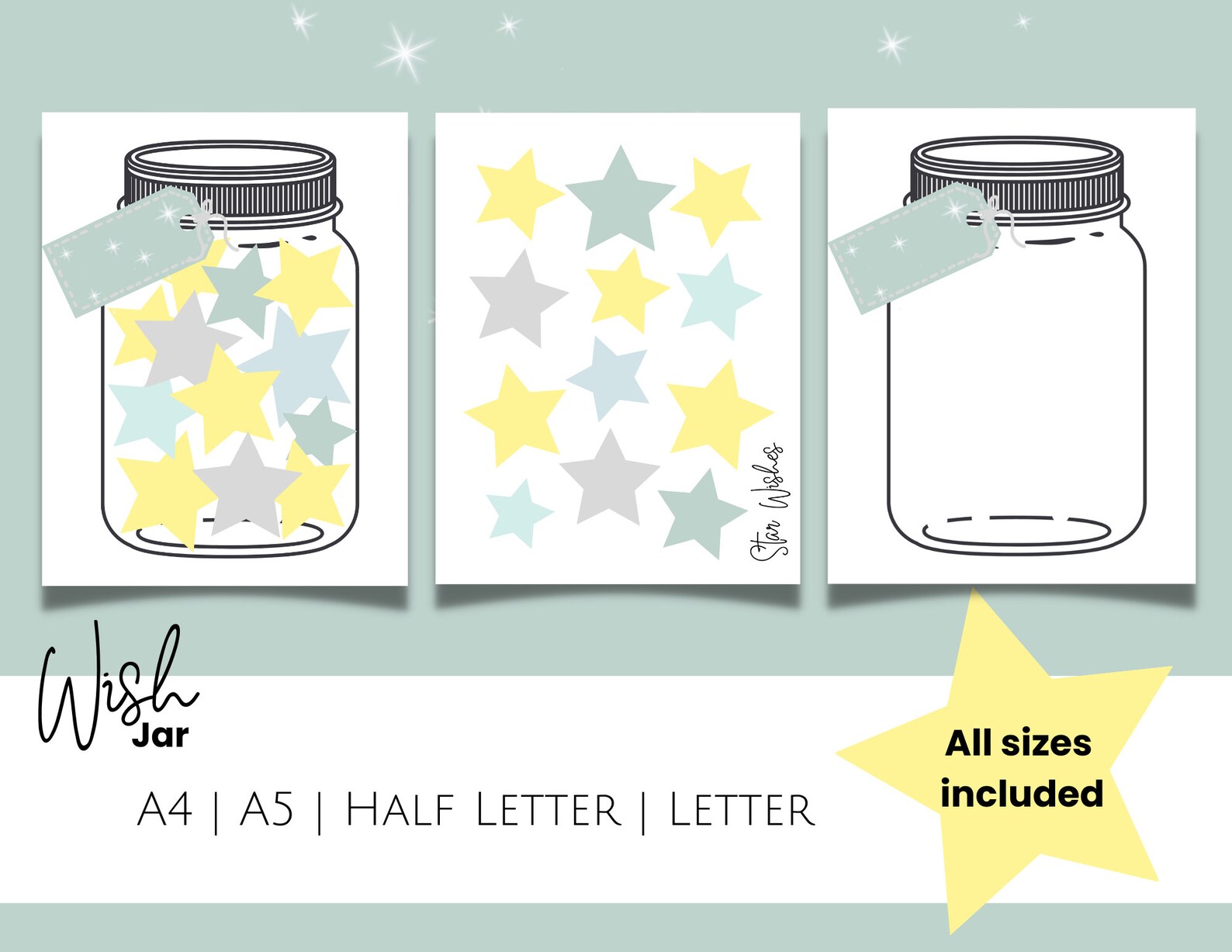Make a Wish Kit Printable, Wish Upon a Star Printable Activity for All ...