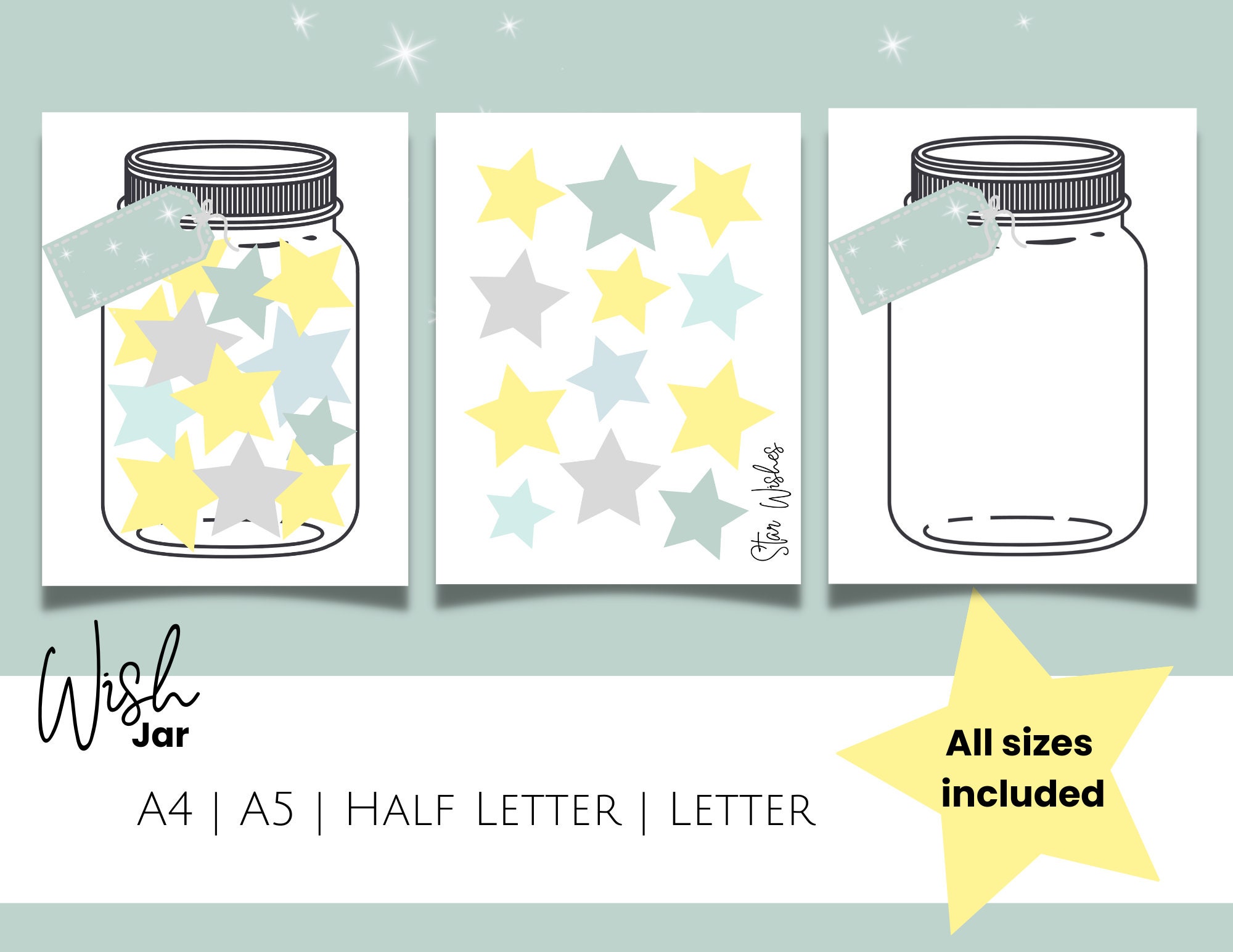 Make a Wish Kit Printable, Wish Upon a Star Printable Activity for All ...