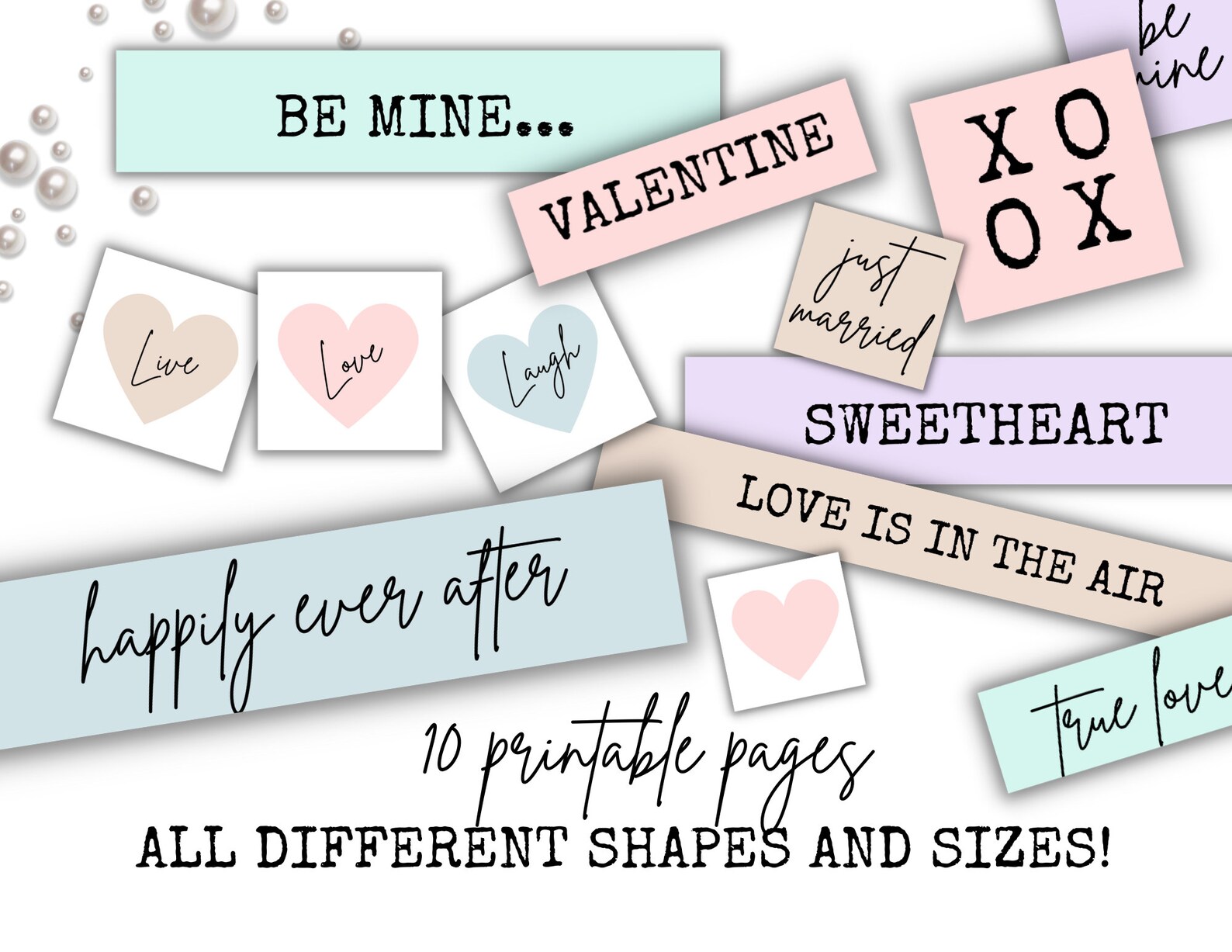 Vision Board LOVE Words and Phrases for Attracting Love, Junk Journal ...