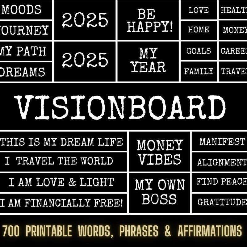 Vision Board - Etsy