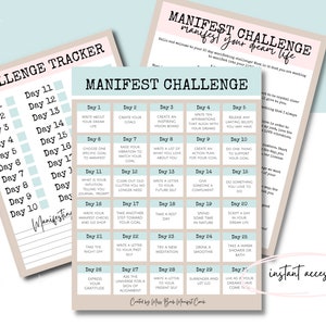 Manifest Kit With Journaling, Meditations & Manifest Activities ...