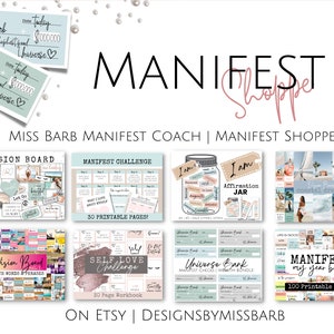 Printable Manifest Worksheets to Create Your Dream Life, Manifest ...