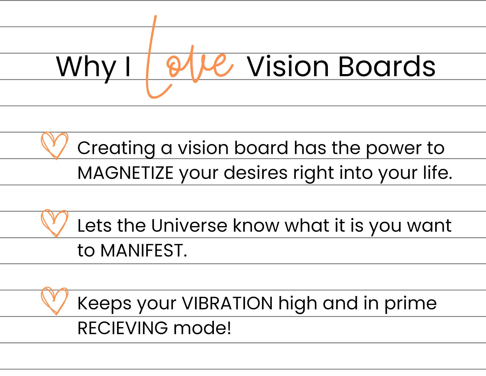 Printable Vision Board Kit, Autumn Vision Board, Printable Manifest ...