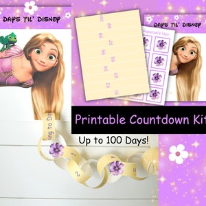 Printable Countdown Paper Chain Kit, Count Down the Days Until Your ...