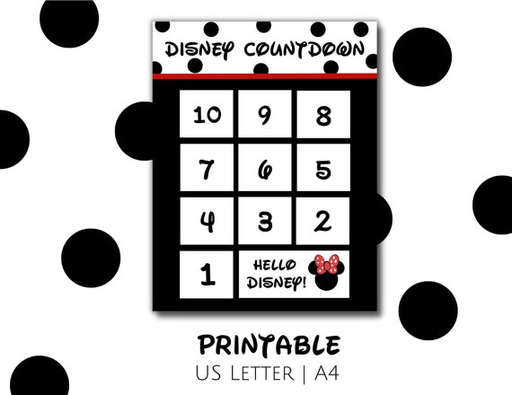 10 Fun Printable Disney Countdown Calendars Kitty Baby Love 20 Clock